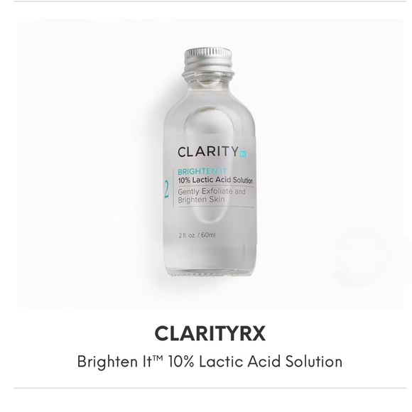 Clarityrx | Skincare | Clarityrxbrighten It Lactic Acid Solution | Poshmark